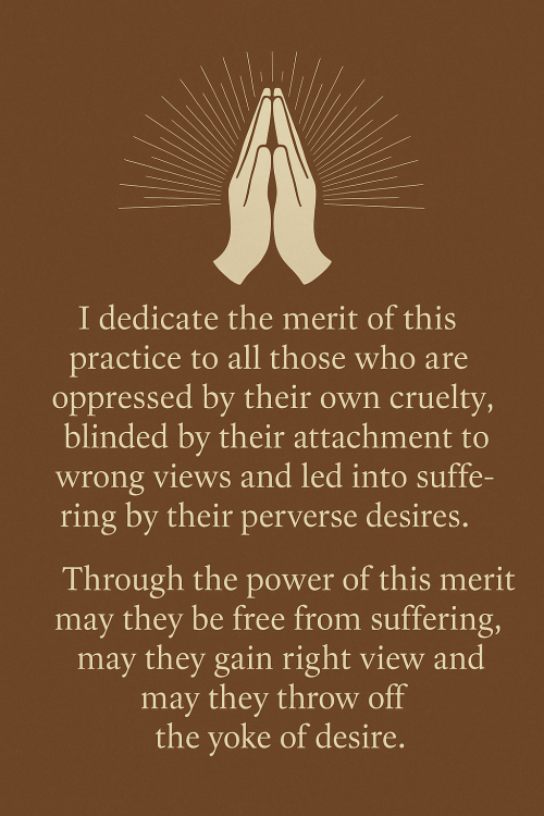 A Dedication for Degenerate Times | Cattāri Brahmavihārā